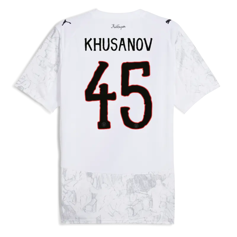 Manchester City KidSuper Trikot 2025/26 Mit KHUSANOV 45 Bedruckung ...